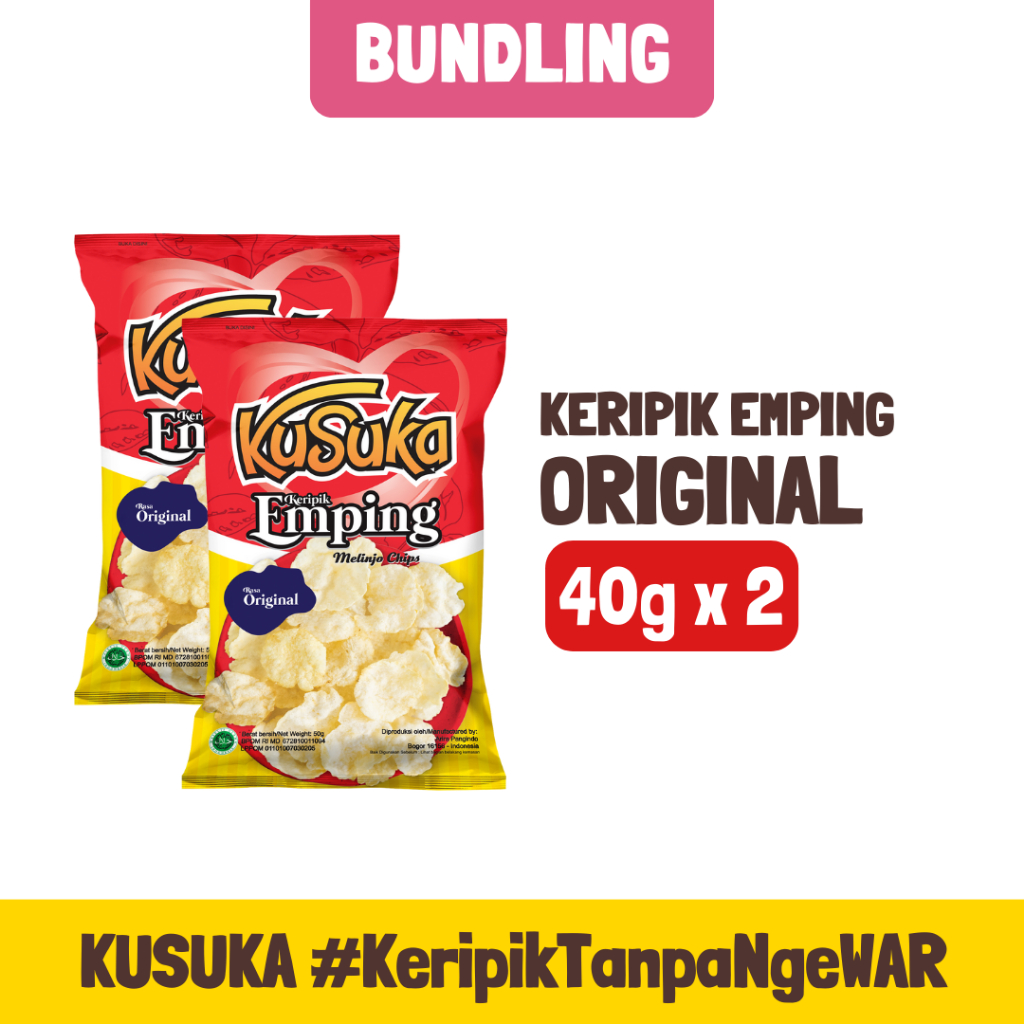 Jual KUSUKA Keripik Emping 40g - 2 pcs | Shopee Indonesia