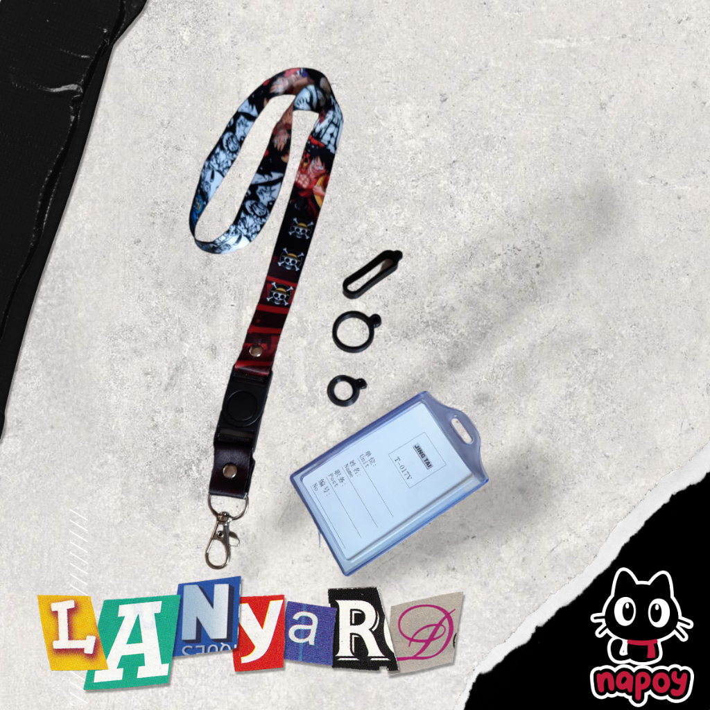 Jual Lanyard Id Card Pod Anime One Piece Luffy | Shopee Indonesia