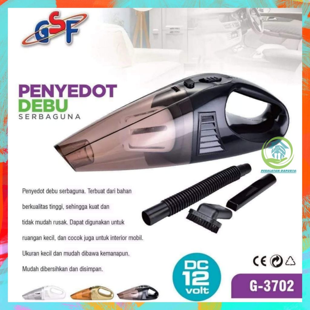 Jual Penyedot Debu Serbaguna Gsf 3702 Alat Vacum Cleaner Car Vacum