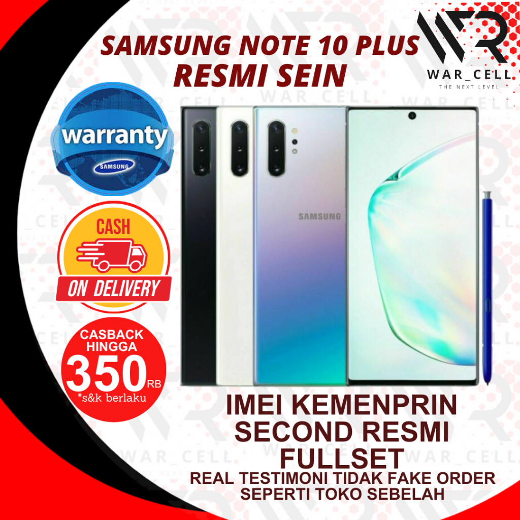 Jual SEIN | Samsung Note 10 Plus | Note 10 | Note 9 | Second Resmi Fullset | Shopee Indonesia