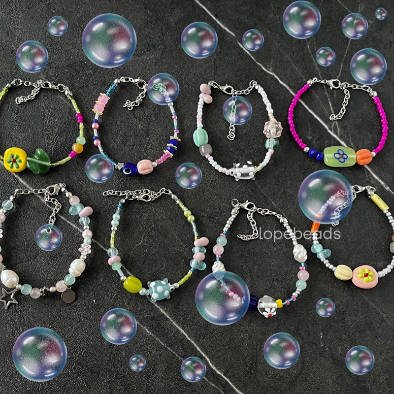 Jual Gelang Mirabelle | Gelang Manik Mermaid | Shopee Indonesia