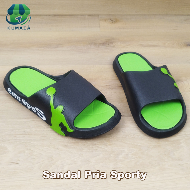Jual Sandal Pria Sport Selop Sandal Slide Rumah Karet Pria Korean Style ...