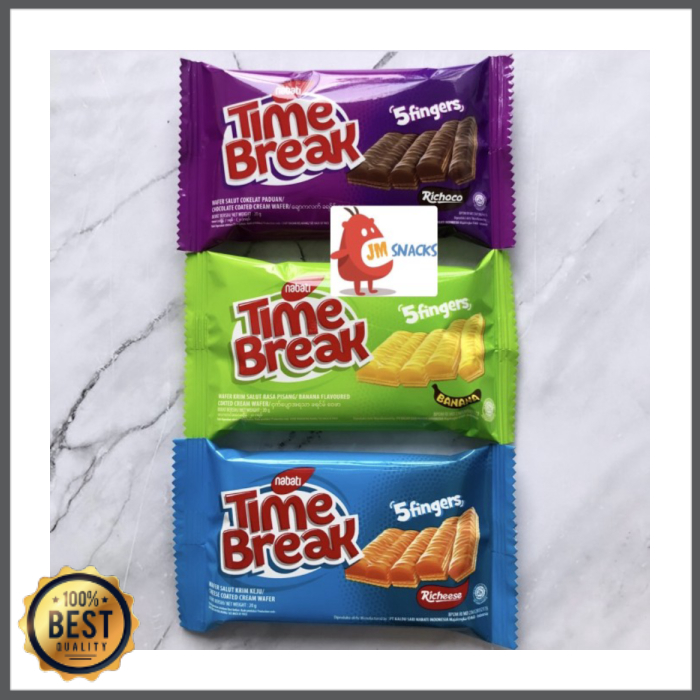 Jual [PROMO!!] Nabati Time Break 20gr Satuan - biskuit nabati time ...