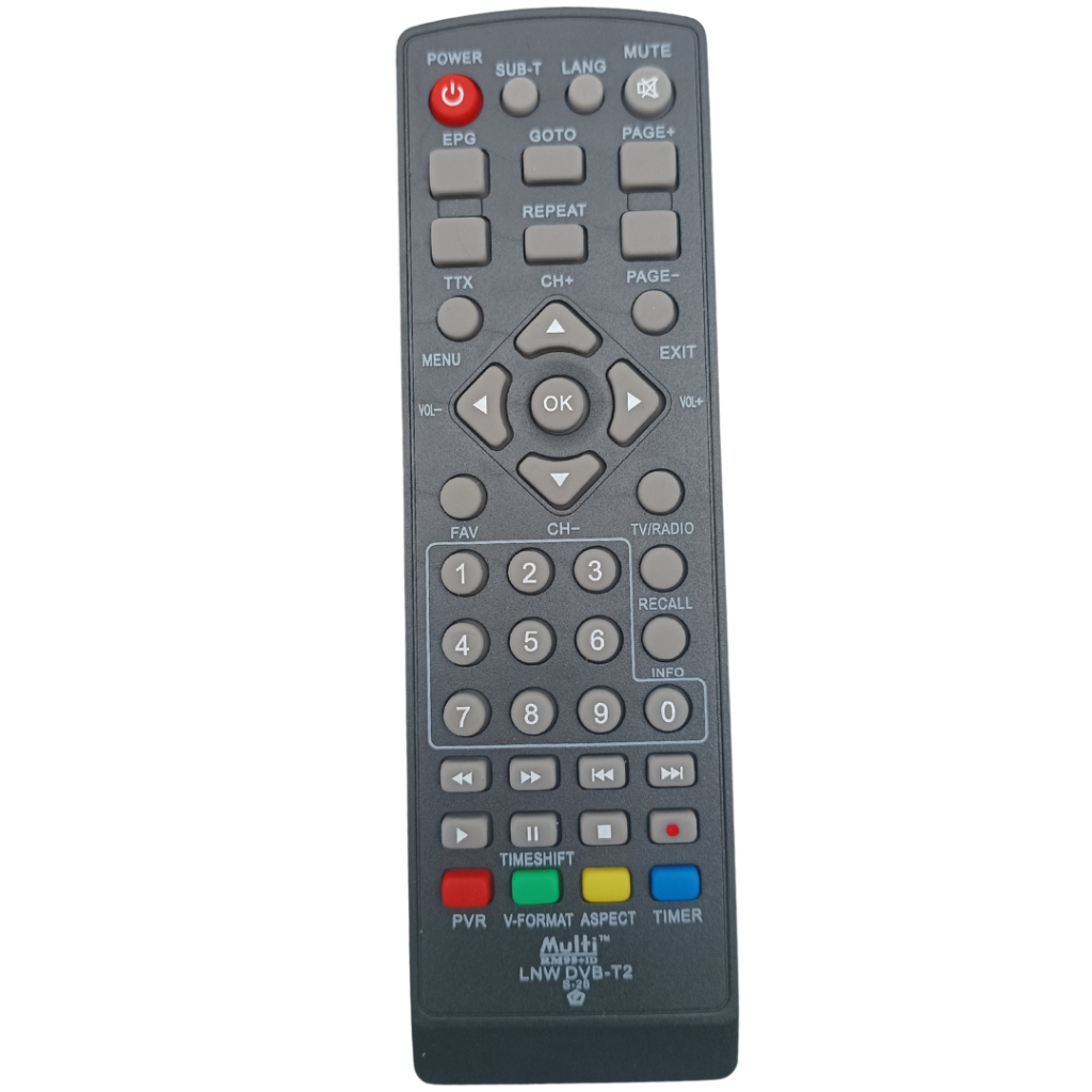 Jual Remote Digital Receiver STB Multi DVB T2 Remot Universal Set Top ...