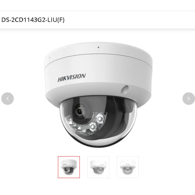 Jual Hikvision DS-2CD1143G2-LIU 4MP Smart Hybrid Light Fixed Dome IP Camera | Shopee Indonesia