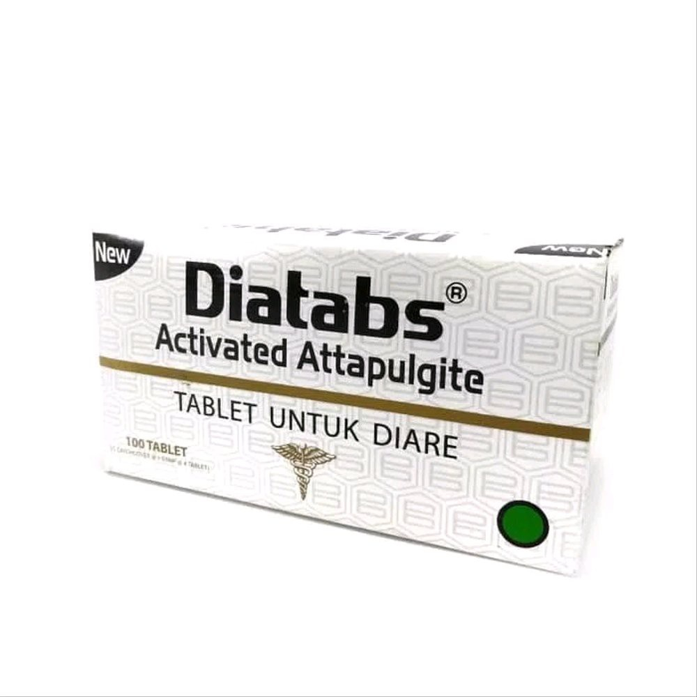 Jual New Diatabs Box 100's Tablet Darya - Obat Diare / Obat Mencret ...