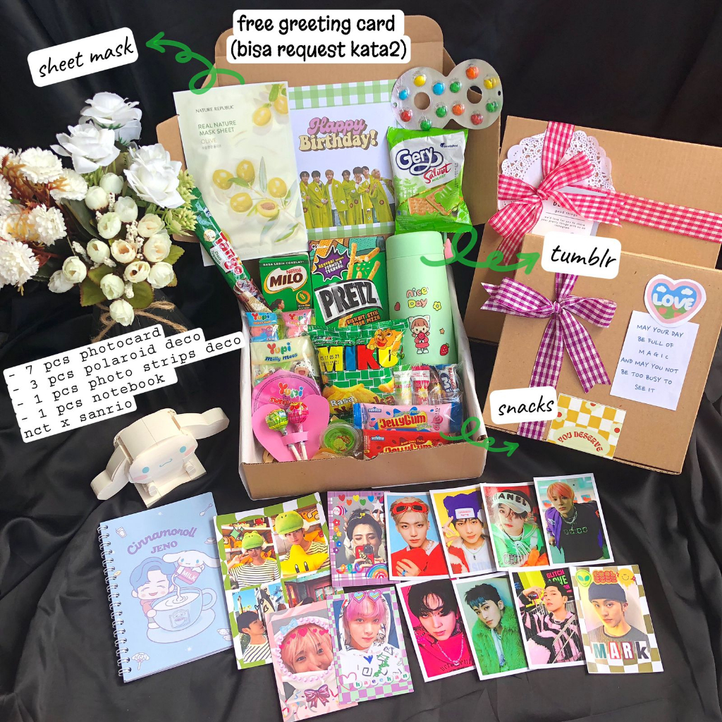 Jual GIFT BOX KPOP BLACKPINK, EXO, BTS, NCT DREAM, NCT 127| HAMPERS ...