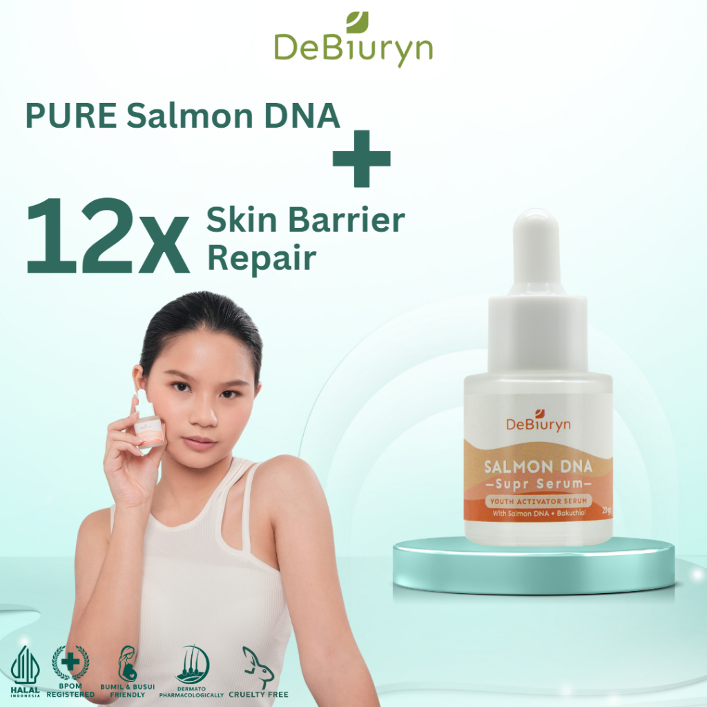 Jual DeBiuryn Salmon DNA Skin Barrier Repair Moisturizer Glowing Super ...