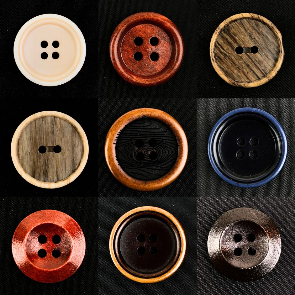 Jual Kancing Lubang Jahit SATUAN | Kancing Kayu Premium Button | Istana ...