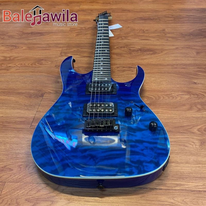 Jual Gitar Elektrik Gitar Ibanez GRG120 QASP BGD Blue Gradiation ...