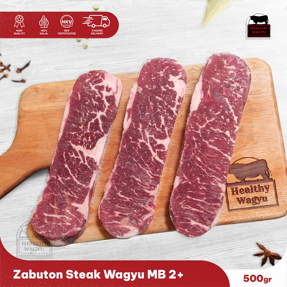 Jual Zabuton Wagyu Steak Mb 2+ 500gr Healthy Wagyu | Shopee Indonesia