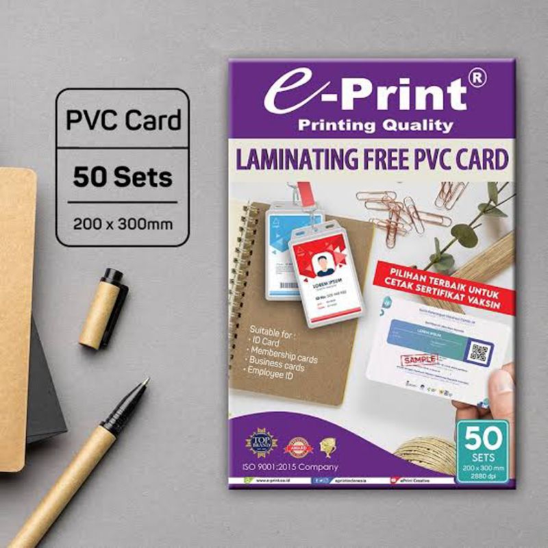 Jual KERTAS E-PRINT LAMINATING PVC A4 | Shopee Indonesia