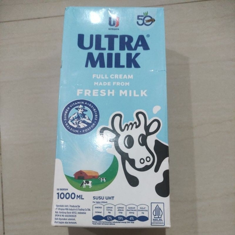 Jual Ultra milk 1 liter full cream | Shopee Indonesia