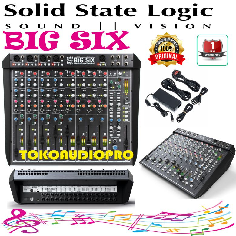 Jual SSL BiG SiX 18-input Desktop Analog Mixer and Interface | Shopee ...