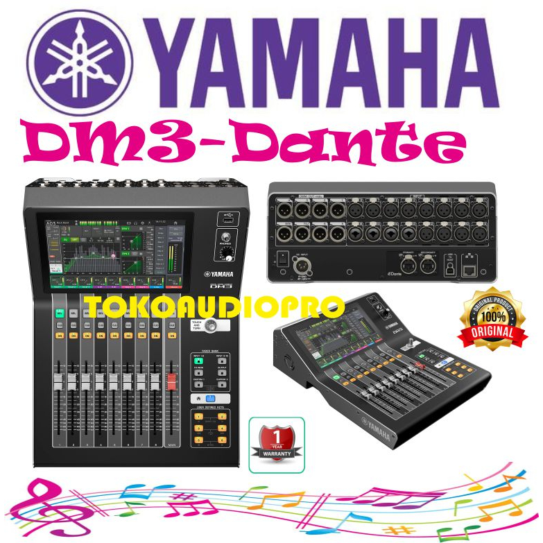 Jual Digital Mixer Yamaha DM3-D 22-channel Digital Mixer with Dante ...