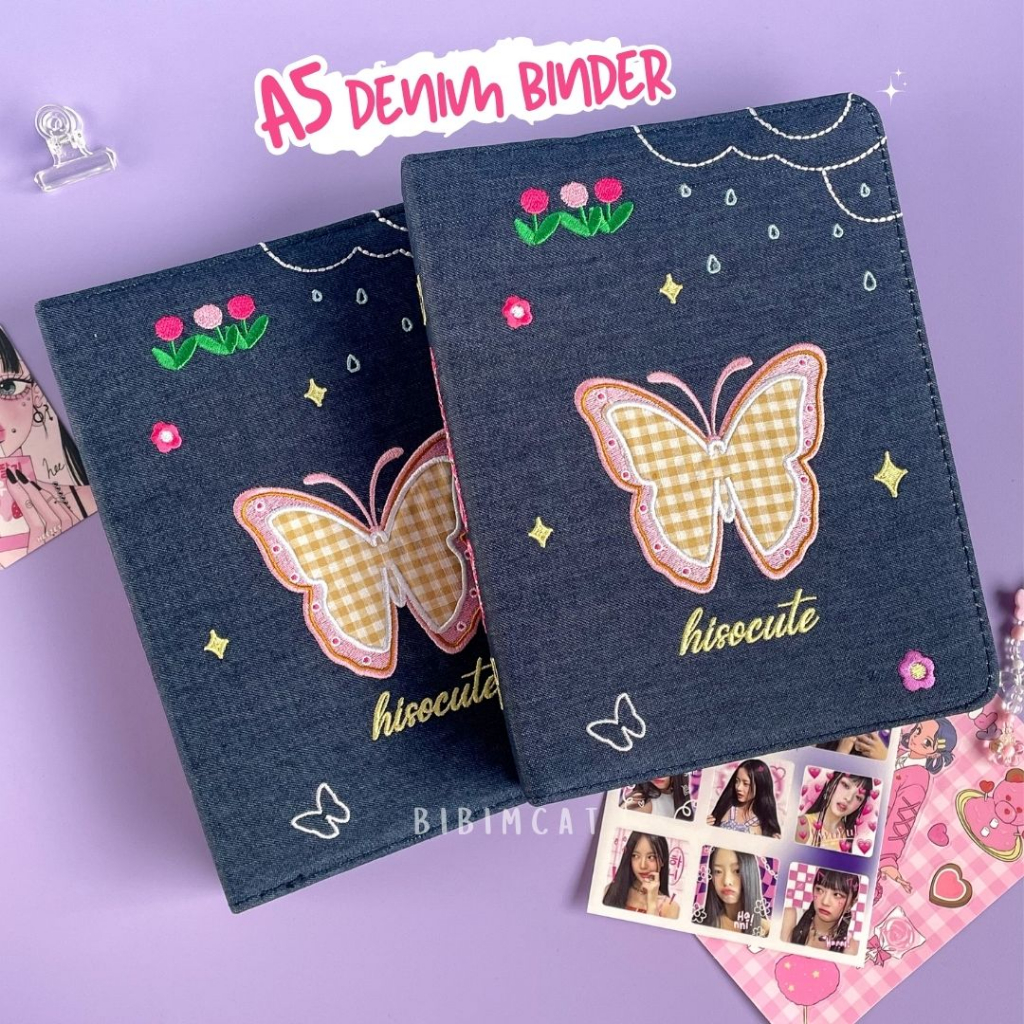 Jual (A5 Size) Denim Binder Photocard A5 - Album PC Jeans | Shopee ...