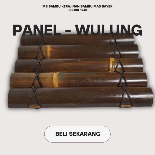 Jual Panel/pagar Bambu Wulung/apus 50cmx70cm | Shopee Indonesia