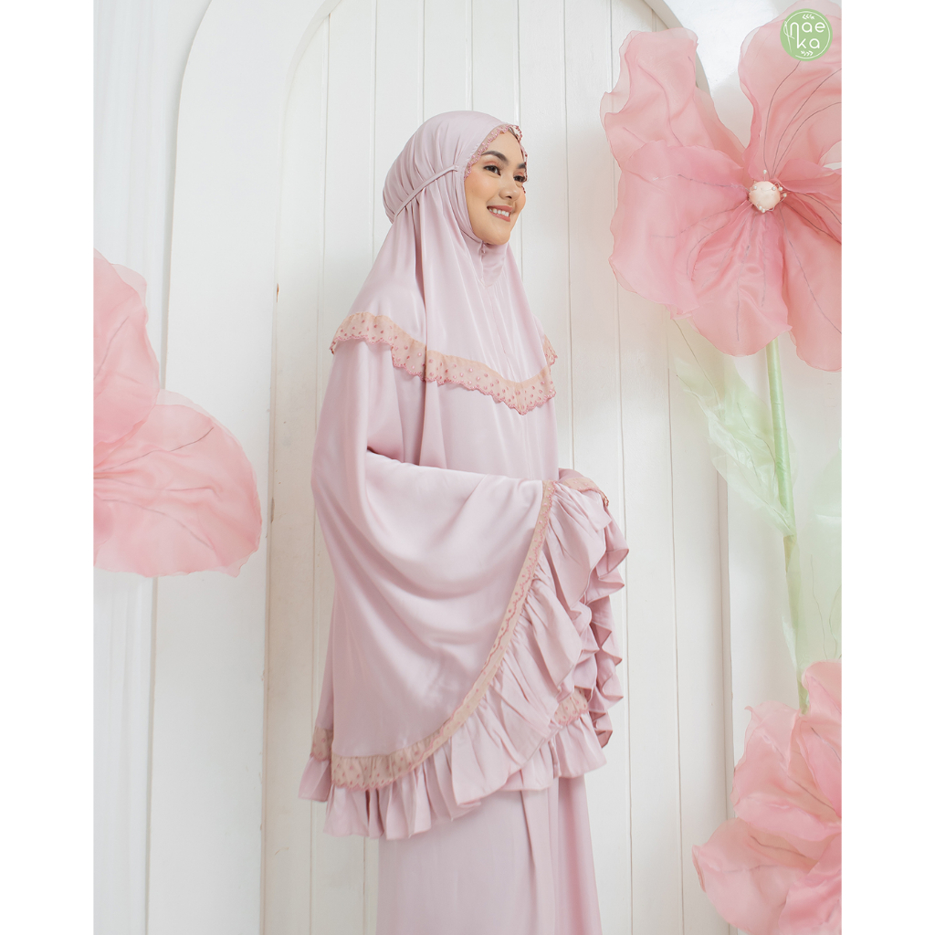 Jual Naeka Mukena Hajj 2in1 Series Silk Premium Mukena Umroh | Shopee ...