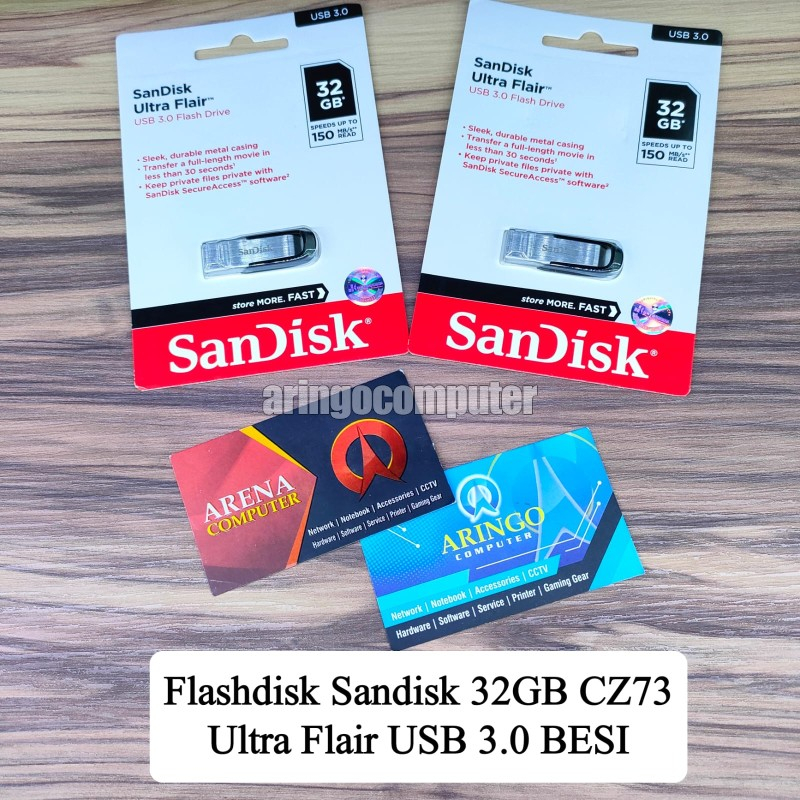 Jual Flashdisk Sandisk 32GB CZ73 Ultra Flair USB 3.0 BESI | Shopee ...