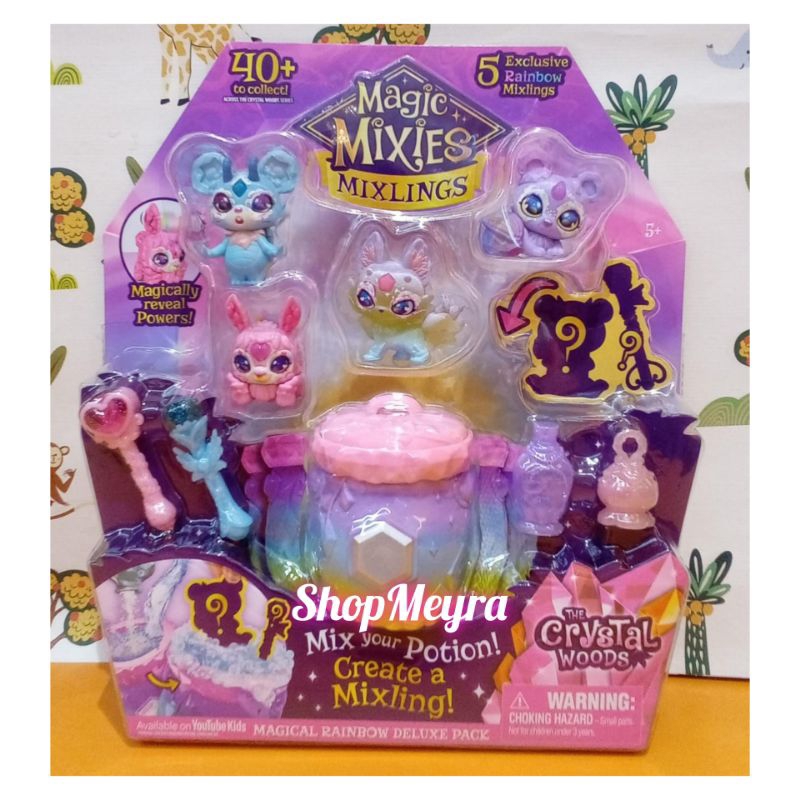 Jual Magic Mixies Mixlings Magical Rainbow Deluxe Pack | Shopee Indonesia