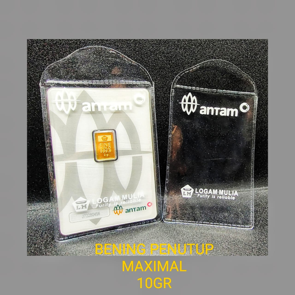 Jual Plastik Pelindung Logam Mulia Antam Logo Antam 0,5 sampai 100gr ...