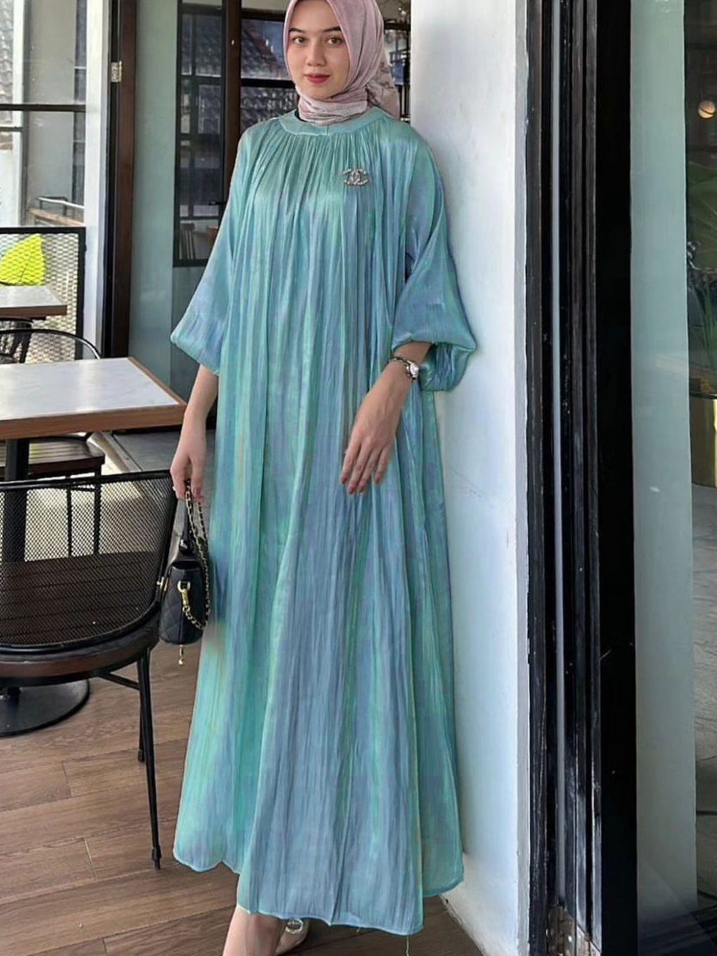 Jual Ameena dress // Baju dress wanita kondangan terbaru 2024 gamis ...