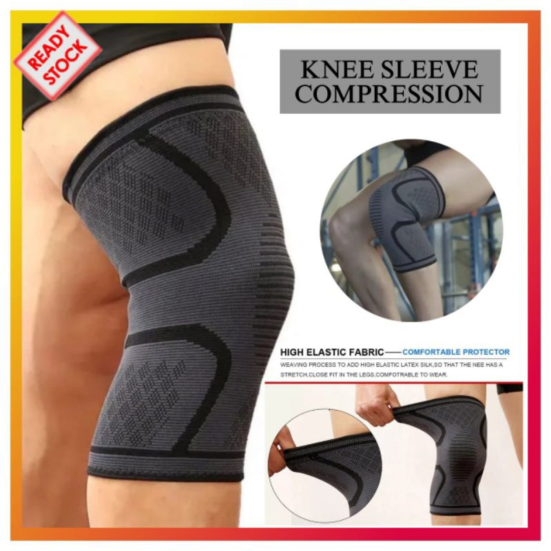Jual Knee Pad Support Deker Lutut Sport Volly Badminton Running Ankle ...