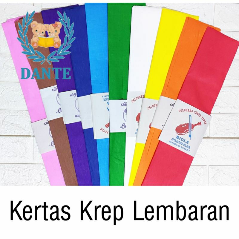 Jual KERTAS KREP CREPE PAPER LEMBARAN | Shopee Indonesia
