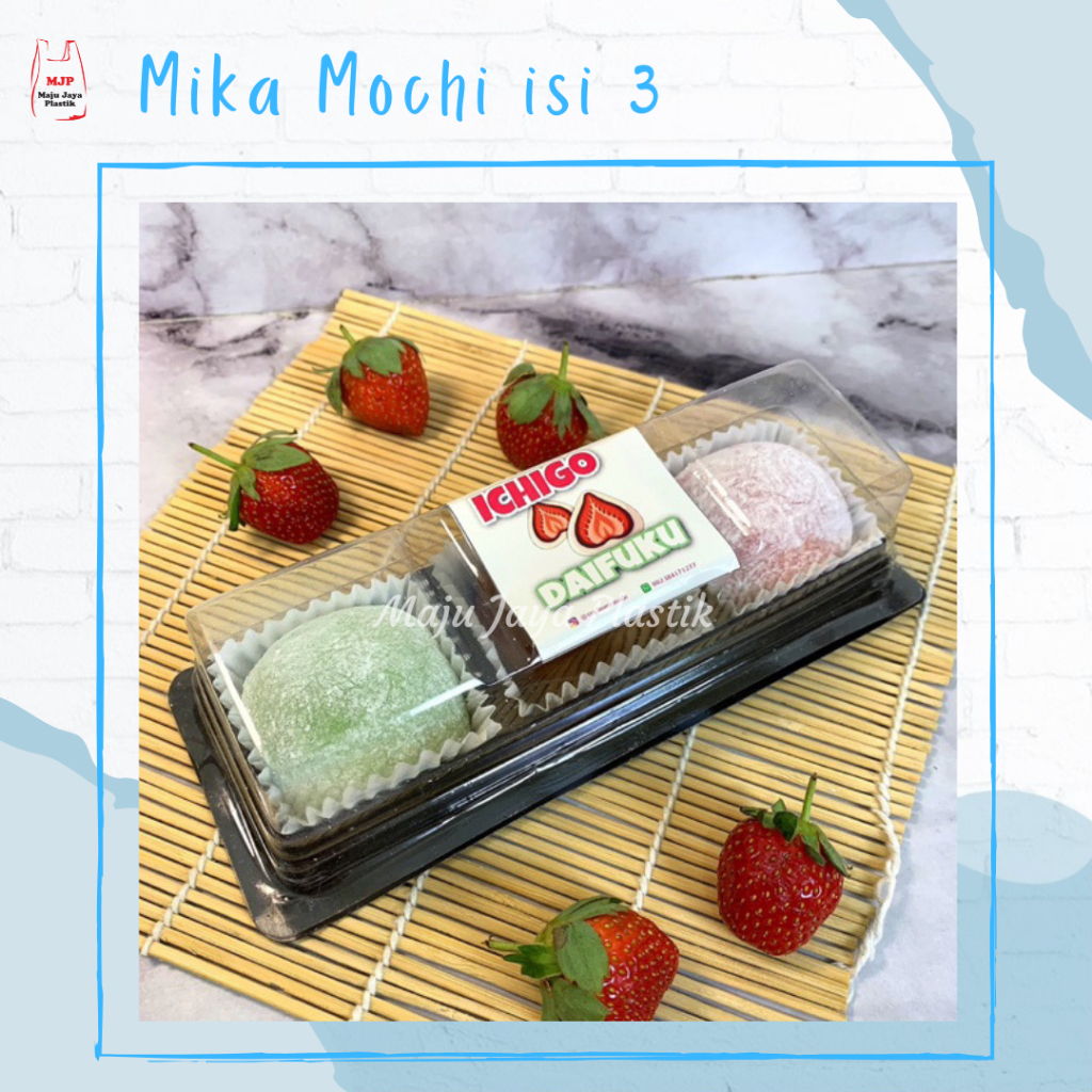 Jual (ECER) Mika Brownies Mini Sekat 3 Mooncake Pie Puding Mini Mika ...