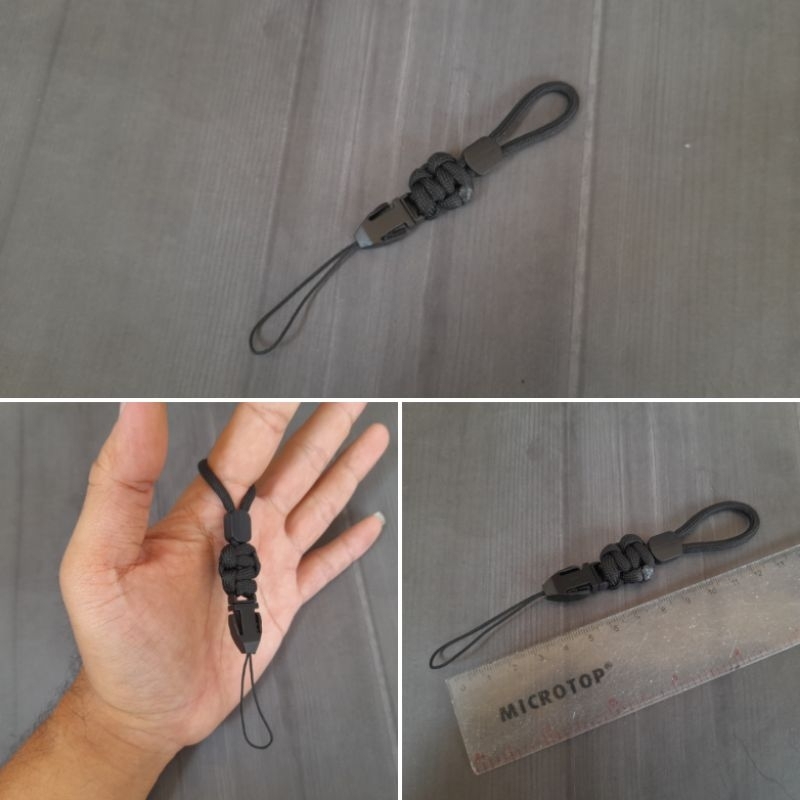 Jual Lanyard Tangan Wrist Hand Strap Finger Tali Paracord 550lbs 4mm ...