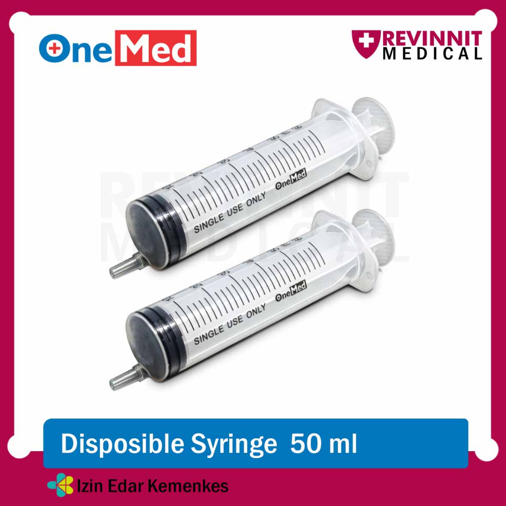 Jual ONEMED | Spuit 50 cc | Syringe 50 cc Onemed | Jarum Suntik 50 cc ...
