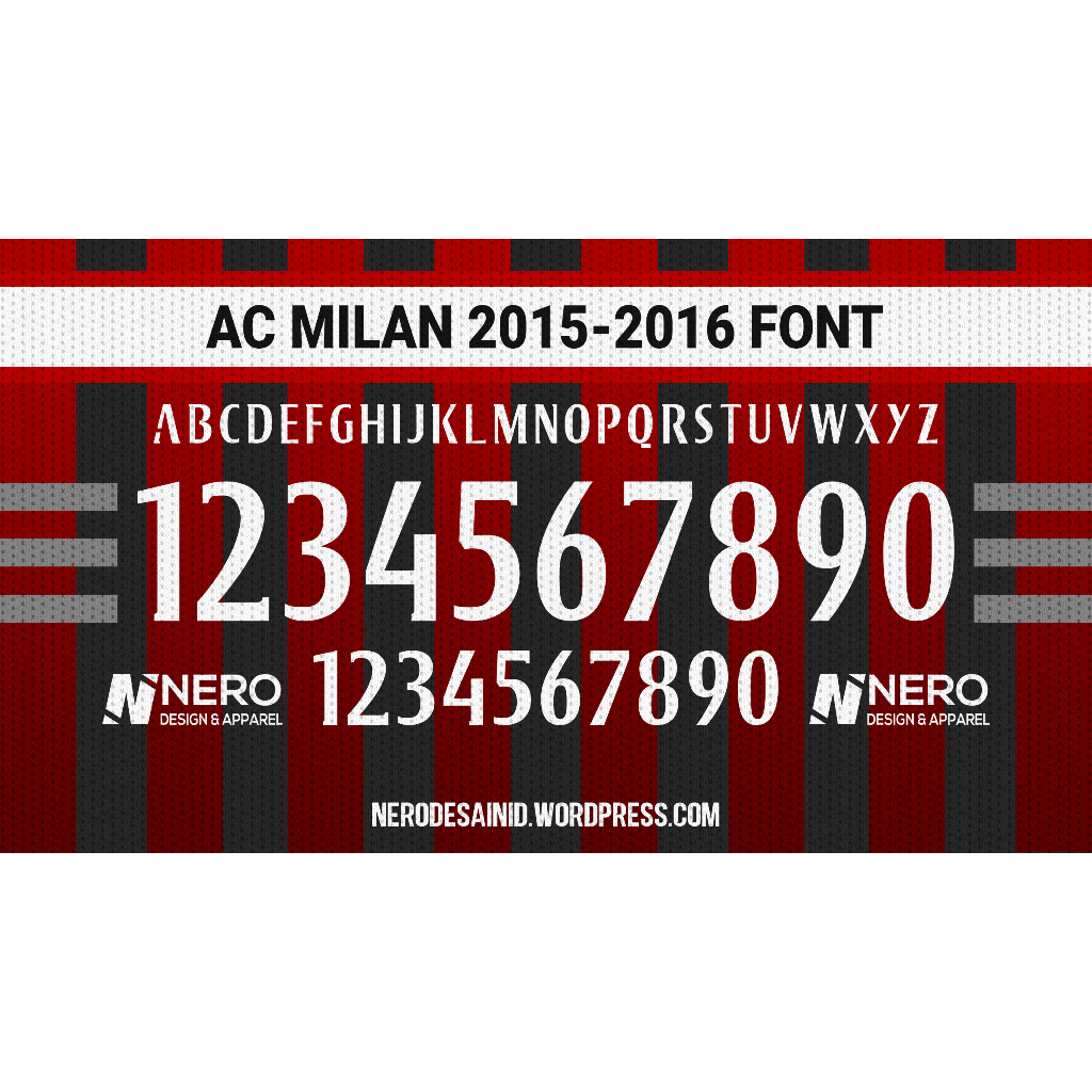 Jual Cetak Sablon Custom Nama Pemain Nomor Punggung Nama Tim untuk ...