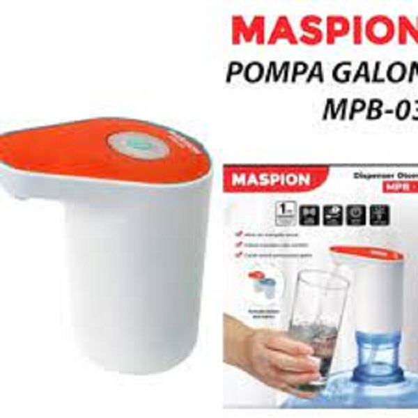 Jual Maspion Pompa Galon Air Otomatis Water Pump Rechargeable MPB 03 ...