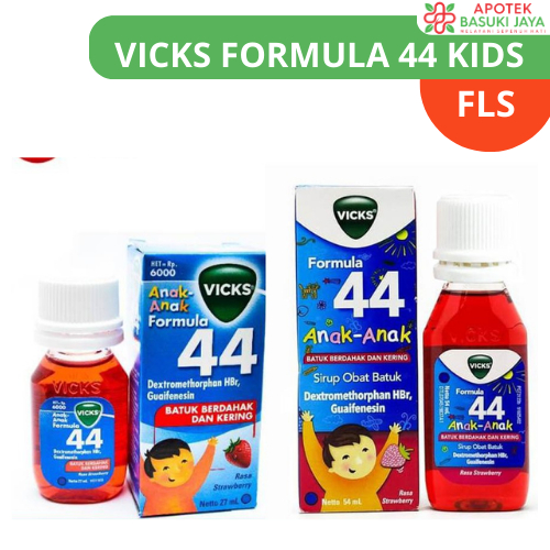 Jual VICKS FORMULA 44 KIDS |OBAT BATUK TIDAK BERDAHAK F44 ANAK | Shopee ...