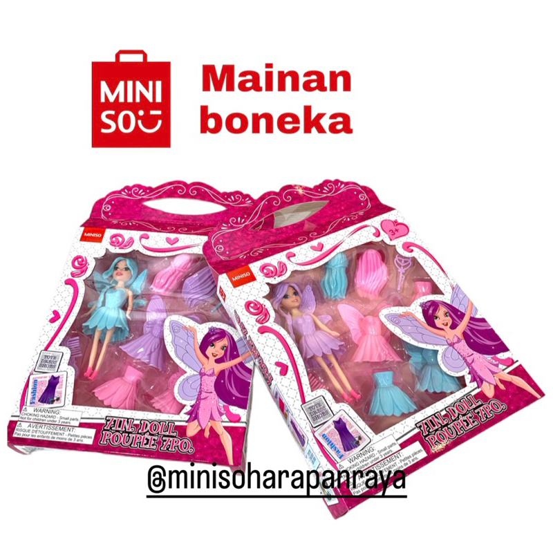 Jual MINISO boneka mainan 7in anak cewek | Shopee Indonesia