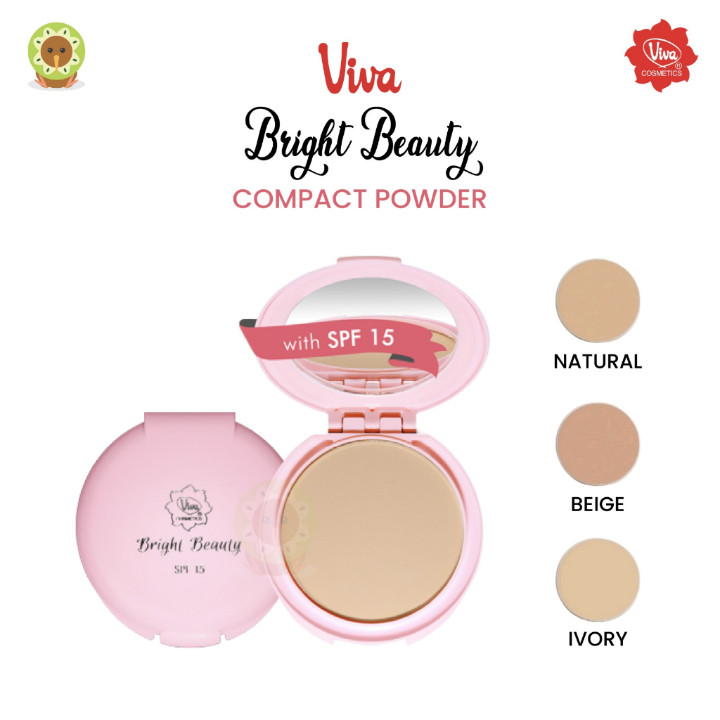 Jual VIVA BRIGHT BEAUTY COMPACT POWDER SPF 15 - BEDAK PADAT VIVA ...