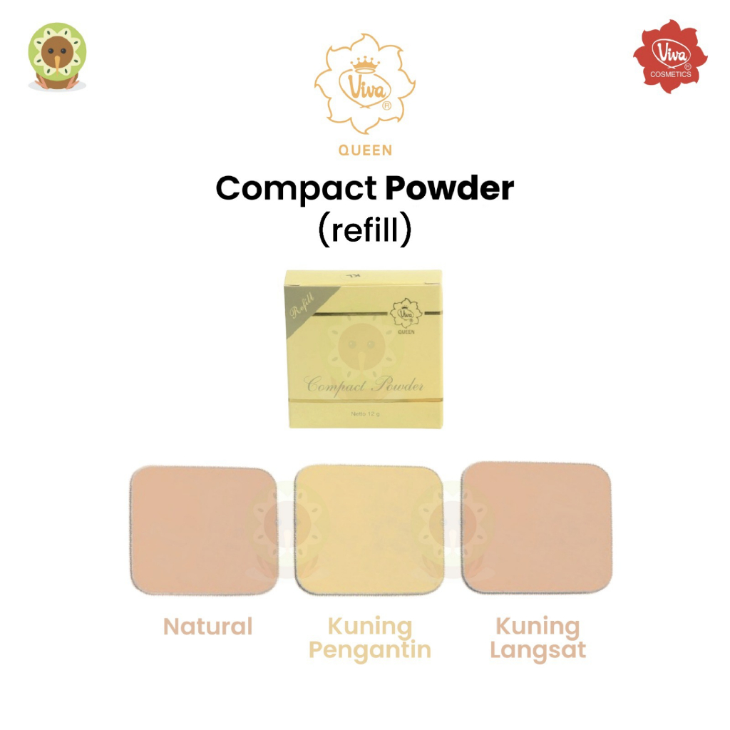 Jual [ REFILL ] VIVA QUEEN COMPACT POWDER 12GR | Shopee Indonesia