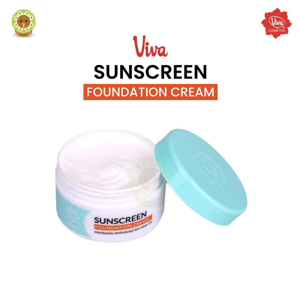 Jual VIVA SUNSCREEN FOUNDATION CREAM 22GR ORIGINAL BPOM | Shopee Indonesia