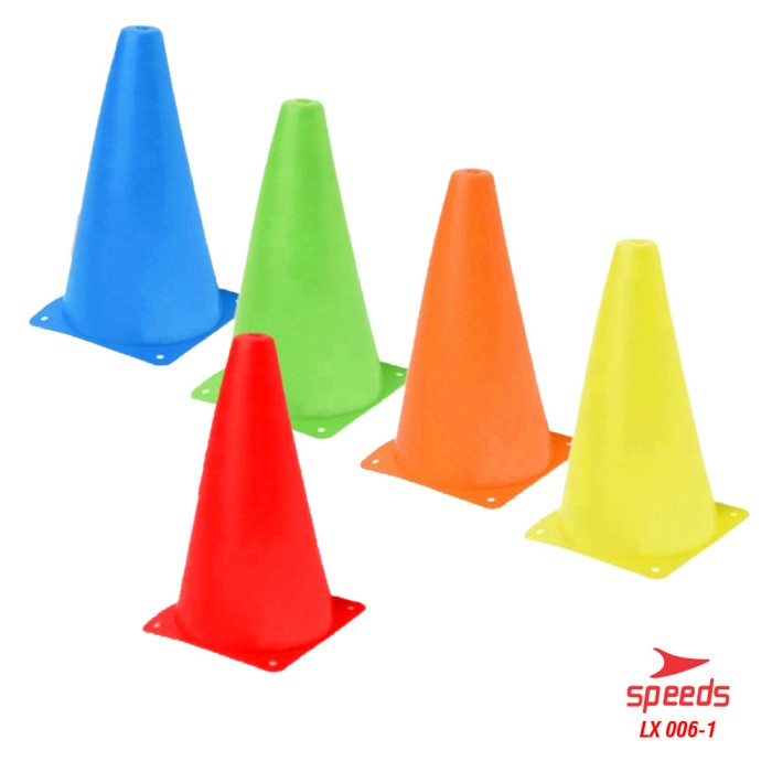 Jual Traffic Cone Cones Tinggi RAPAT ISI 12PCS - 23CM Tebal Pembatas ...