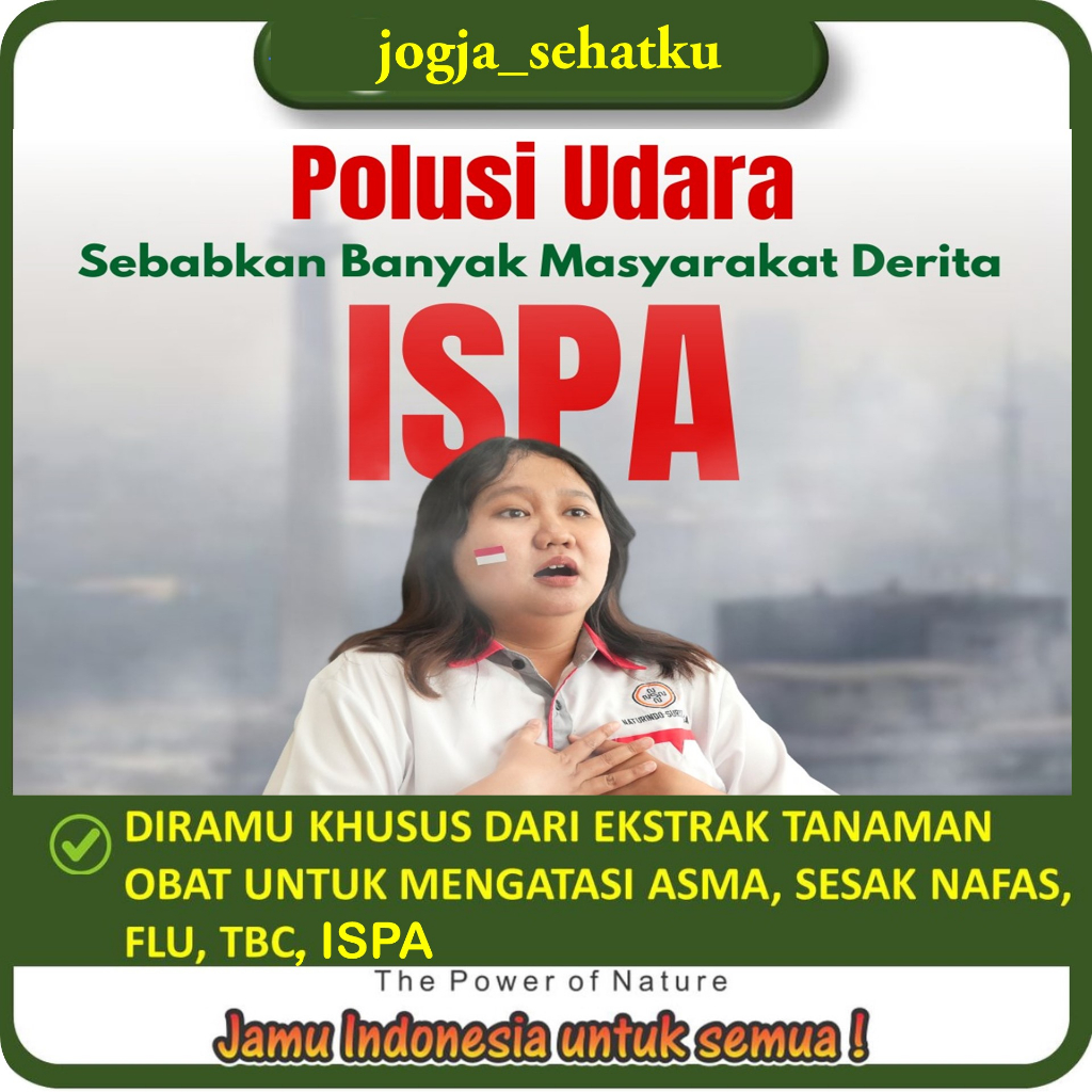 Jual Obat ISPA Sesak Nafas Polusi Pernafasan Batuk Flu Asma Bronchitis ...