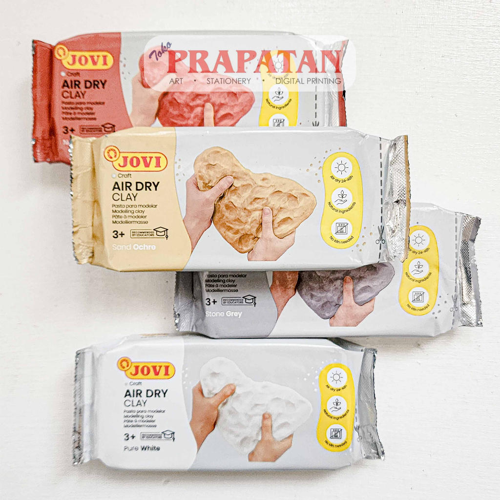 Jual Jovi Air Dry Modelling Clay 250g | Tanah Liat | Pottery | Shopee ...