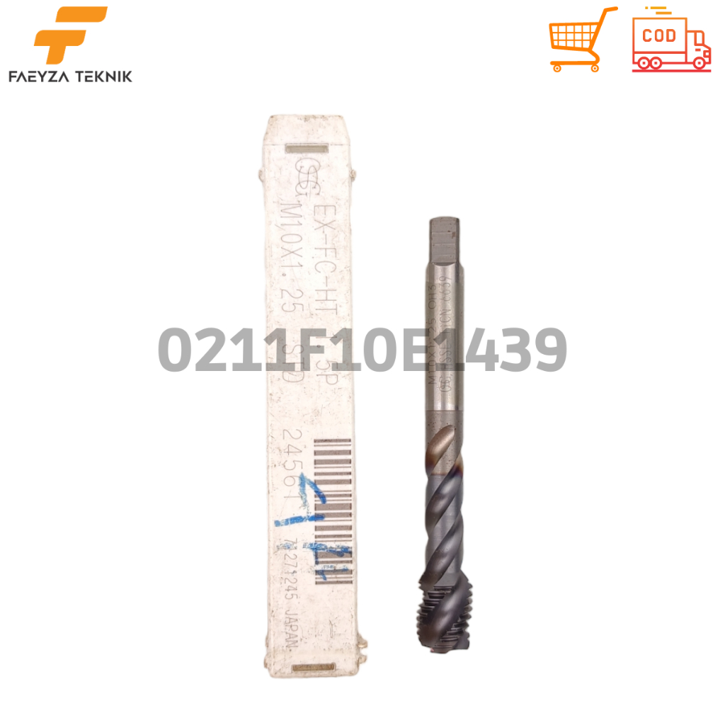 Jual Tap Manual Tap M10 x 1.25 Spiral Tap Baut 14 OSG Bukan Yamawa Guehring | Shopee Indonesia