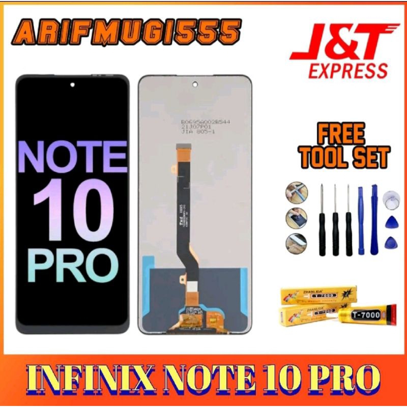 Jual Lcd Touchscreen Infinix Note 10 Pro - X695 Free Tools Lem Fullset ...