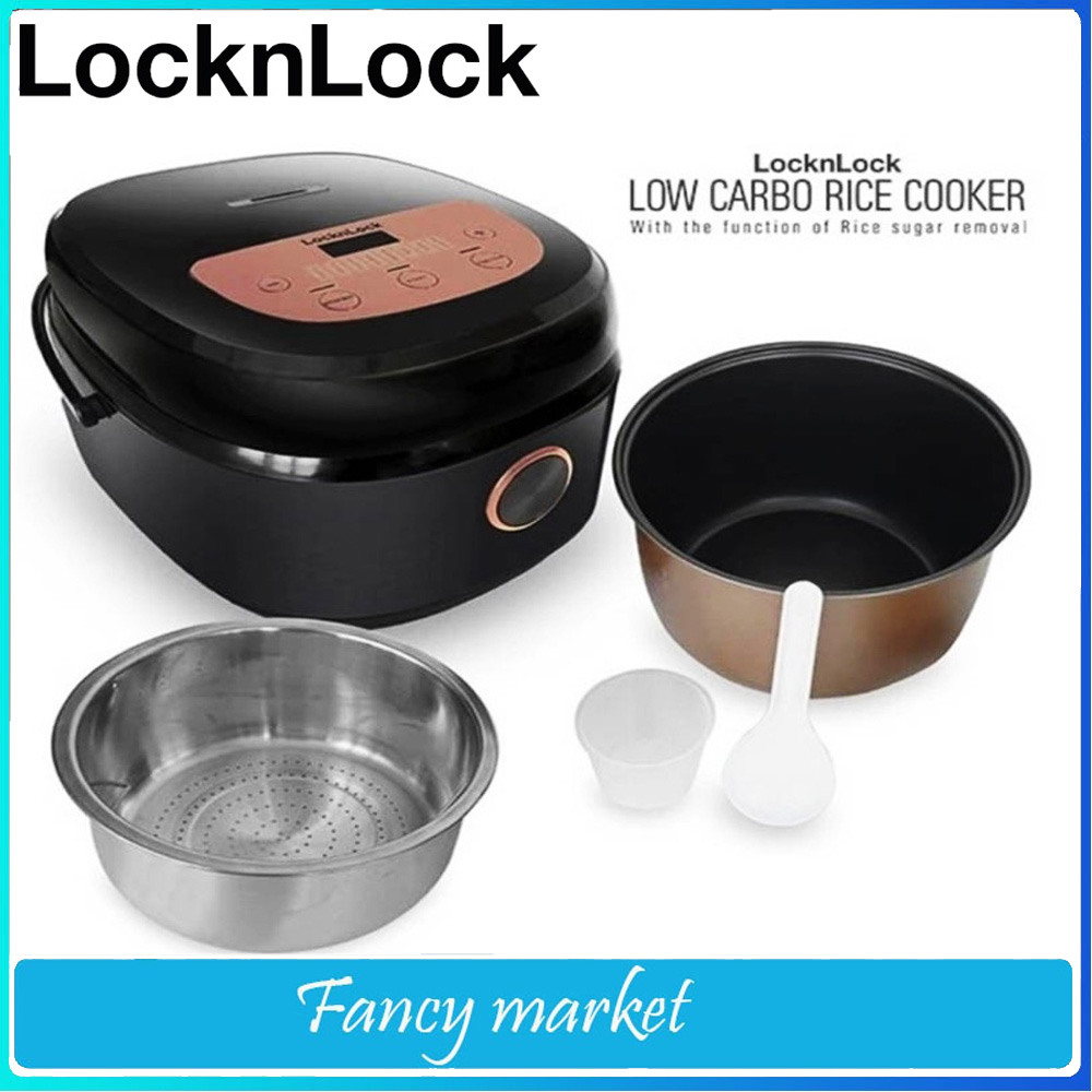 Jual NEW RICE COOKER LOW SUGAR LOCKNLOCK/LOCK N LOCK/ EJR328BLK - 2 ...