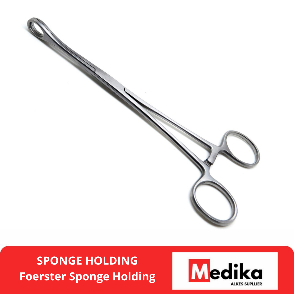 Jual Sponge Holding 25cm / Vencer Klem / Foester Sponge Holding Forceps ...