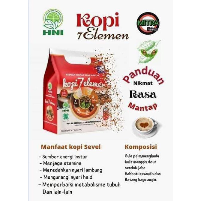 Jual kopi sevel (7 elemen) original isi 20pcs | Shopee Indonesia