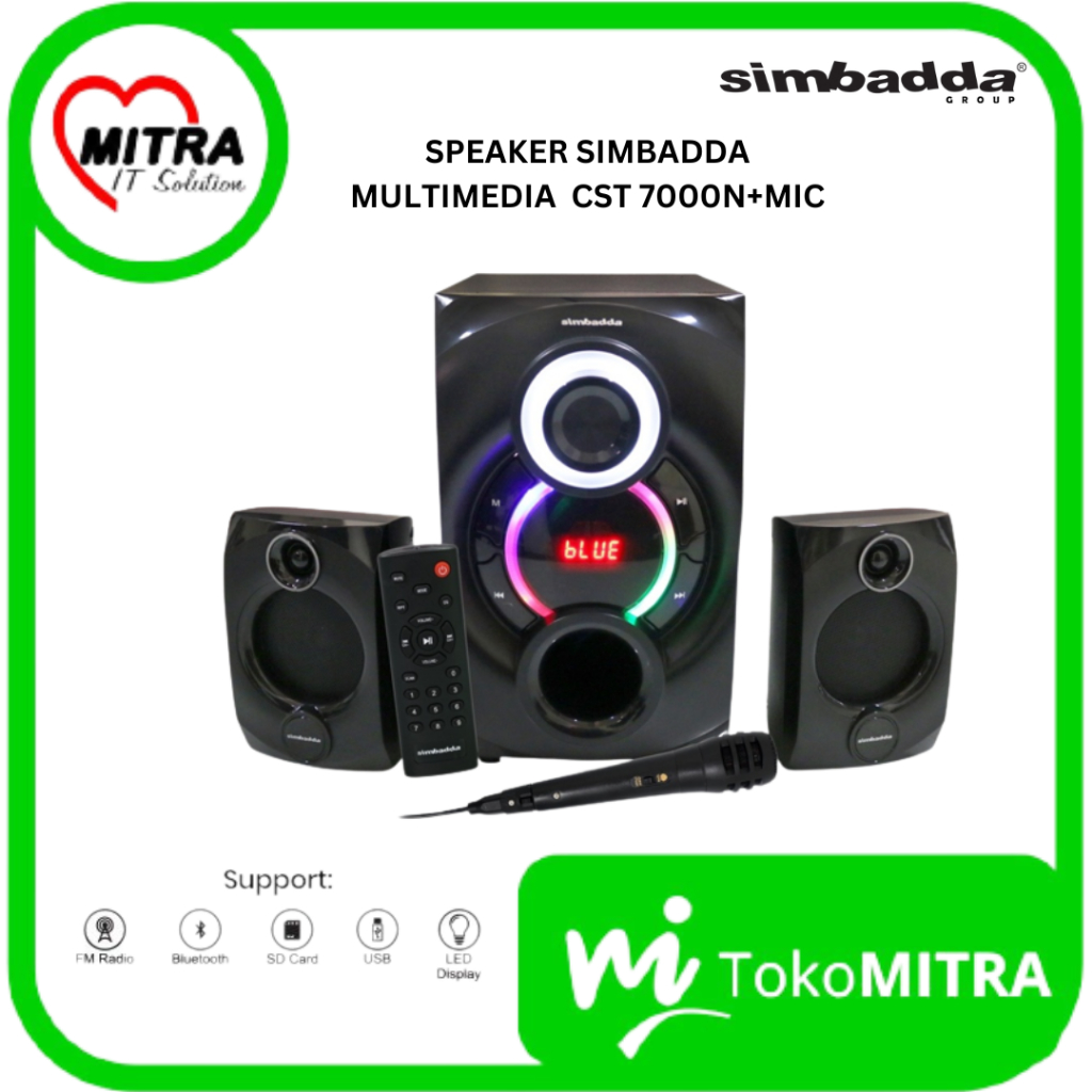 Jual SPEAKER SIMBADDA MULTIMEDIA CST 7000N+MIC | Shopee Indonesia