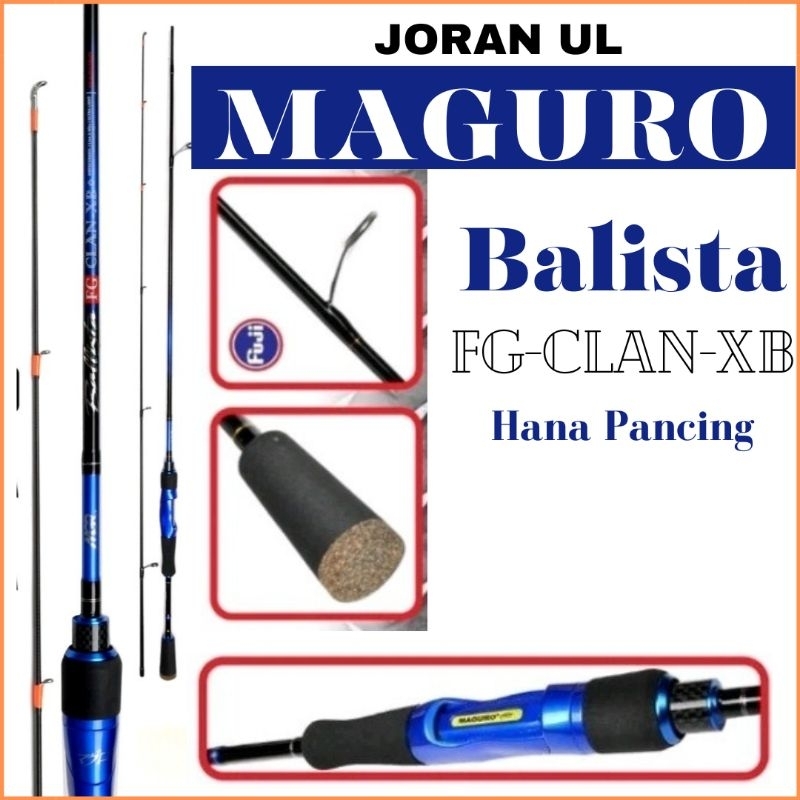 Jual joran UL maguro balista fg-clan -xb/biru | Shopee Indonesia