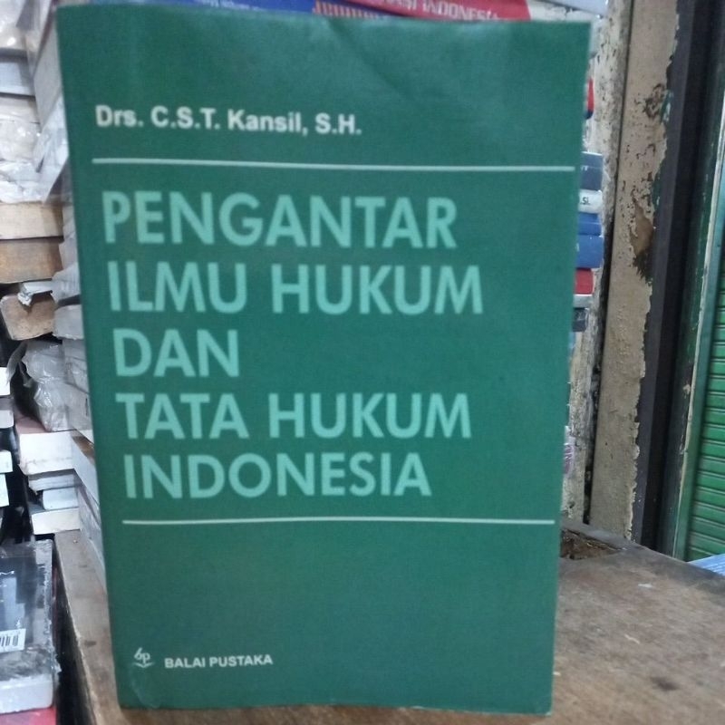 Jual Pengantar ilmu hukum dan tata hukum indonesia CST Kansil. | Shopee ...