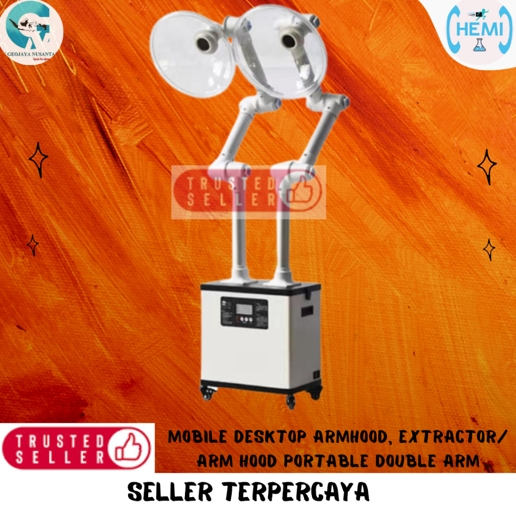 Jual MOBILE DESKTOP ARMHOOD, Extractor, ARM HOOD PORTABLE DOUBLE ARM ...